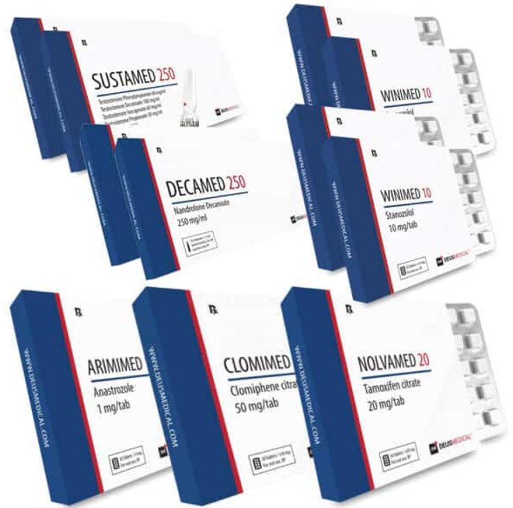 Lean mass pack ORAL-INJECT - 8 weeks (Sustanon/Deca/Winstrol) - DEUS ...